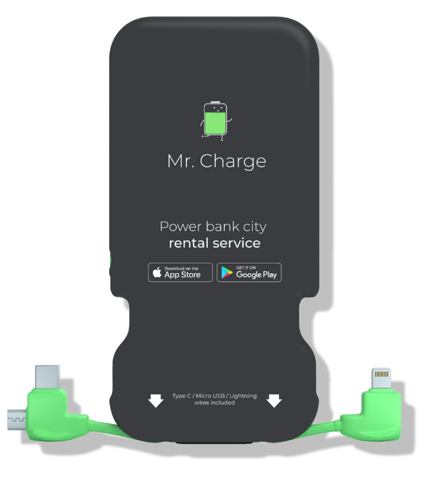 Power bank station installation - MrCharge.eu